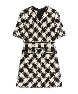Valentino Garavani Damier Tweed Dress
