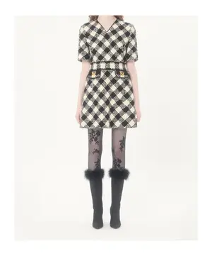 Valentino Garavani Damier Tweed Dress