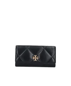 Tory Burch Logo-plaque Wallet - Black
