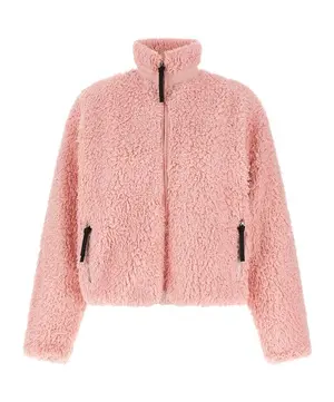 JIL SANDER Jil Sander Stand Collar Fleece Jacket Pink