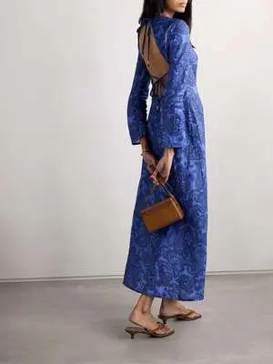 Zimmermann Paisley Print Maxi Dress