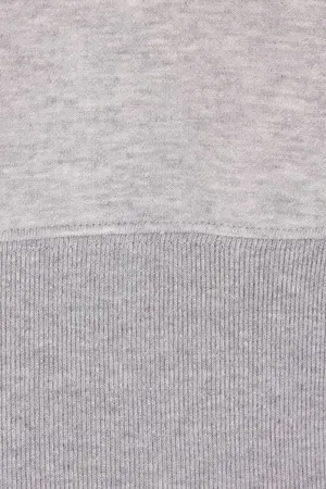 Sacai Sponge Sweat Zip-up Hoodie With Cutout Shoulders