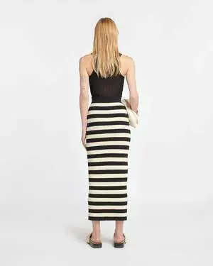 Nanushka Nima Striped Terry-cloth Skirt