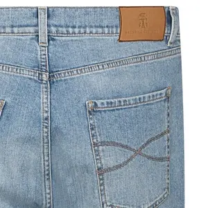 Brunello Cucinelli Distressed Straight-leg Jeans - Blue