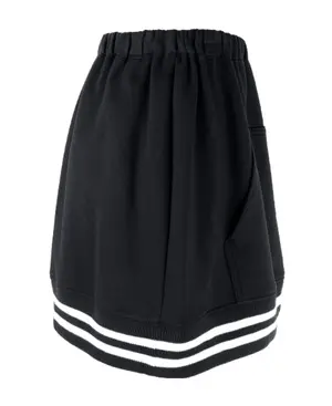 Red Valentino Striped Rib Skirt