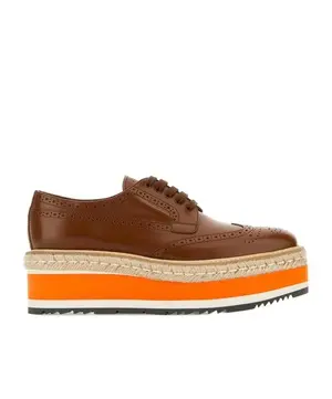 Women's Lace-Up Platform Flats