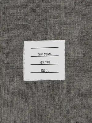 Thom Browne Rwb-striped Drawstring Hooded Shirt