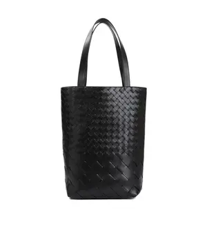 Bottega Veneta Woven Handbag - Black