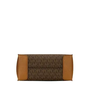 Michael Kors Logo Print Shoulder Bag With Top Handle