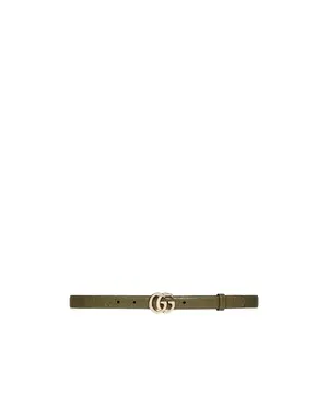 Gucci Gg Milano Thin Belt - Green