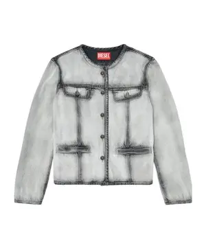 DIESEL® De-grafy-fsi Buttoned Denim Jacket