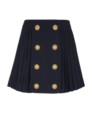 Balmain Embellished Pleated Skirt