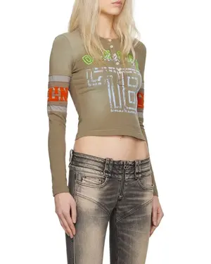 DIESEL® Logo Long Sleeve T-shirt