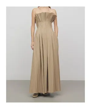 THE ROW Strapless Corset Dress