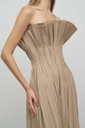 THE ROW Strapless Corset Dress
