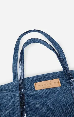 Vanessa Bruno Double Handle Shoulder Bag - Blue