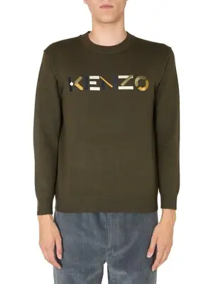 Kenzo Embroidered Logo Wool Jumper