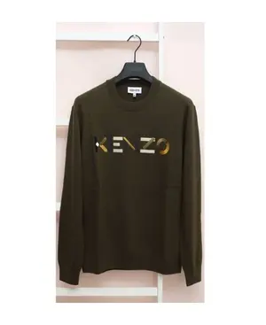 Kenzo Embroidered Logo Wool Jumper