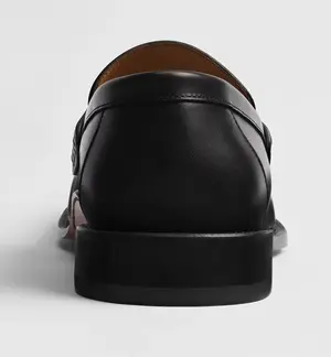 Dior Archie Loafer With Palladium Cd Icon Signature - Black