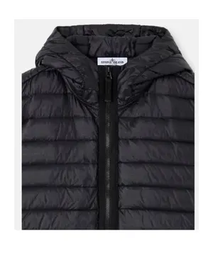 Stone Island Logo-patch Padded Jacket - Navy Blue
