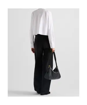 Prada Embellished Collar Shirt