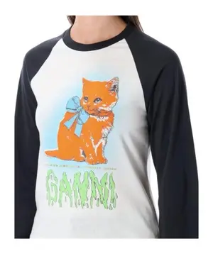 GANNI Graphic T-shirt
