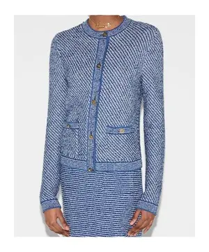 Gucci Fine Knit Crewneck Cardigan