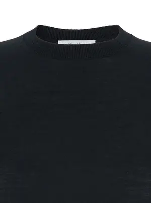 Max Mara Gerico Short-sleeved Knitted Jumper - Black