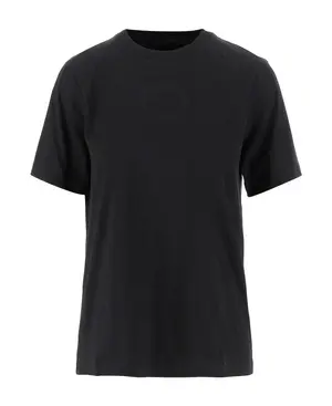 Burberry Short Sleeved Crewneck T-shirt With Logo Detail - Black
