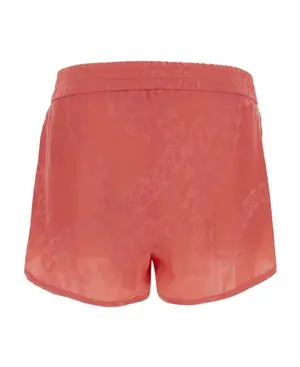 Stella McCartney Printed Elasticated Waist Shorts - Red