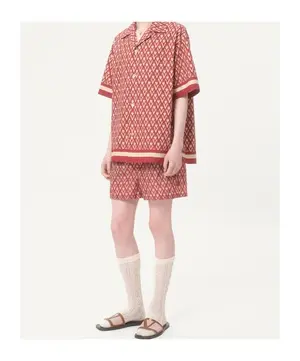 Valentino Garavani Graphic Print Swim Shorts - Pink