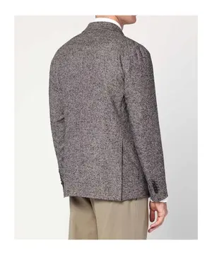 Tagliatore Double-breasted Textured Blazer - Multicolor