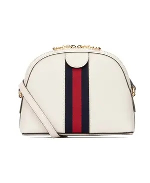 Gucci Ophidia Small Shoulder Bag - White