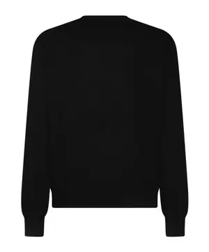VIVIENNE WESTWOOD Alex Orb Embroidered Crewneck Jumper - Black