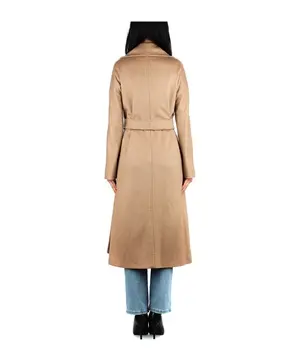 Max Mara Long-sleeved Belted Coat