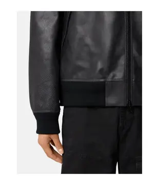 Stone Island Logo Detail Hooded Bomber Jacket