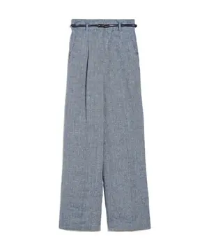Max Mara Herringbone High-waist Trousers