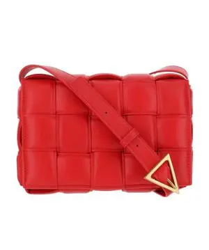 Bottega Veneta Padded Cassette Crossbody Bag - Red