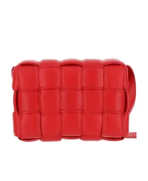 Bottega Veneta Padded Cassette Crossbody Bag - Red