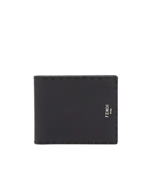 Fendi Selleria Bi-fold Wallet - Black