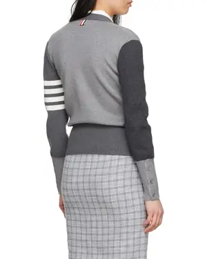 Thom Browne 4-bar Colour Block Cardigan