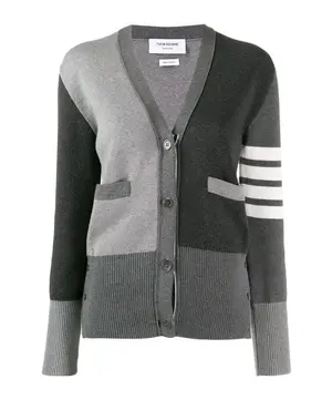Thom Browne 4-bar Colour Block Cardigan