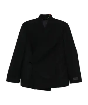 Kenzo Wool Jacquard Kimono Blazer