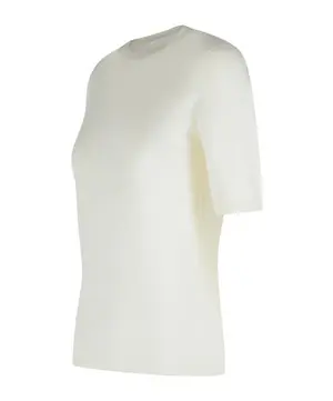 Max Mara Gerico Short-sleeved Knitted Jumper - White