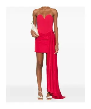 Rebecca Vallance Zarya Mini Draped Dress