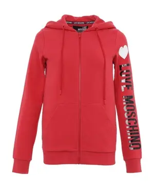 Moschino Hooded Casual Zip-up Jacket