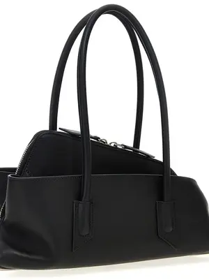 Attico Top Handle Shoulder Bag - Black