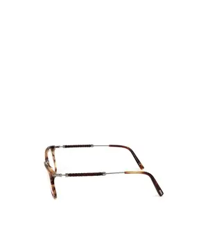TOD'S Rectangular Frame Eyeglasses - Brown