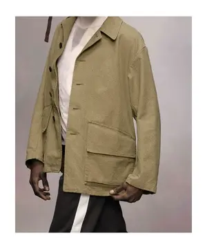MAISON MARGIELA Cotton Caban Jacket - Sand