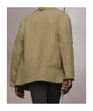 MAISON MARGIELA Cotton Caban Jacket - Sand